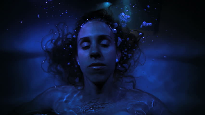 Woman Rests Inside Sensory Deprivation Tank Stock Footage Video 8395834 Shutterstock