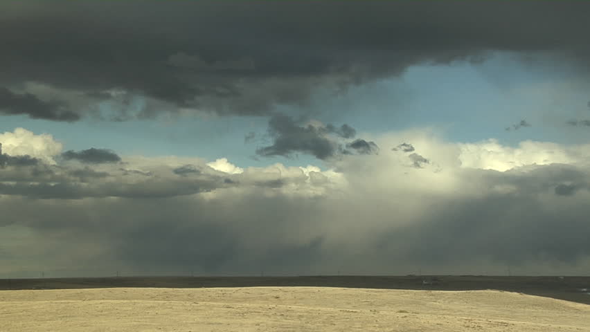 Downbursts Galore. Precipitation Falling Into Very Dry Air Creates Wild ...