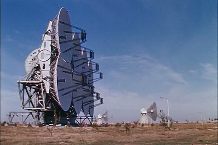 1960s - Giant Radar Dishes In The Soviet Union In The 1960s. Stock ...