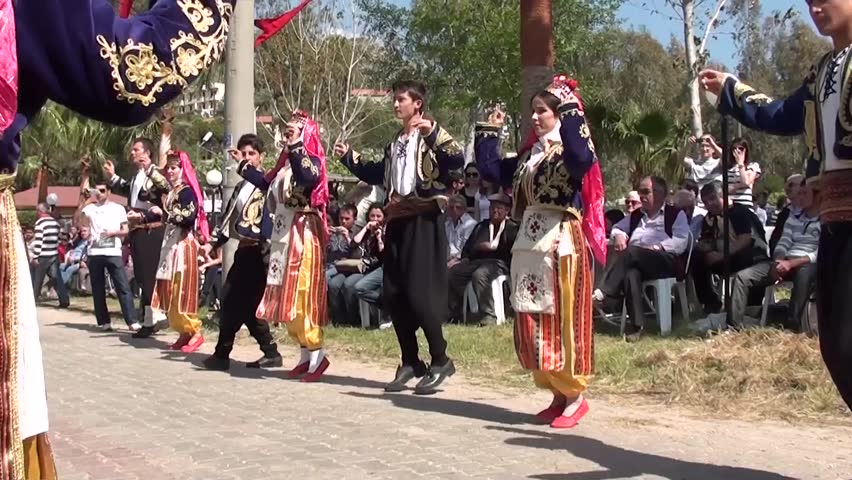 PATARA, TURKEY â April 21, 2013: Spring Walking Festival -- Performance ...