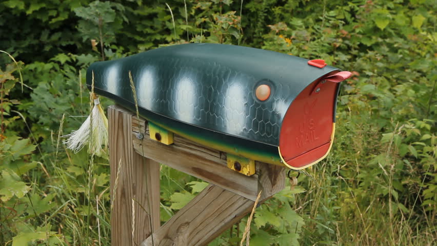 Fishing Mailbox. Fish Mailbox In Cottage Country. Muskoka, Ontario ...