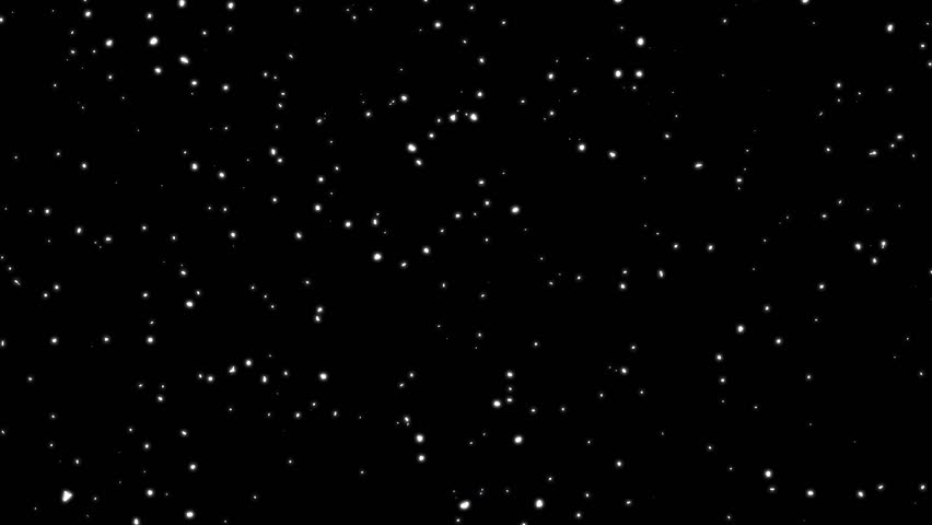 Twinkling Stars Abstract Background, Monochromatic Large Stock Footage ...