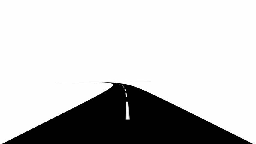 3D Animated Road. Curved. Stock Footage Video 632113 - Shutterstock