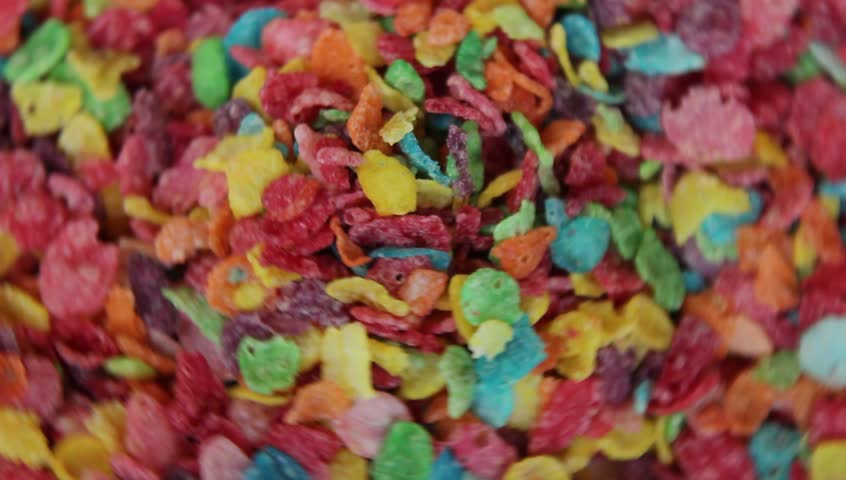 Colorful Corn Flakes Breakfast Stock Footage Video 7587541 - Shutterstock