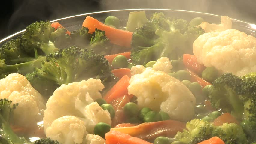 BOILING VEGETABLES WITH STEAM Stock Footage Video 7729180 - Shutterstock