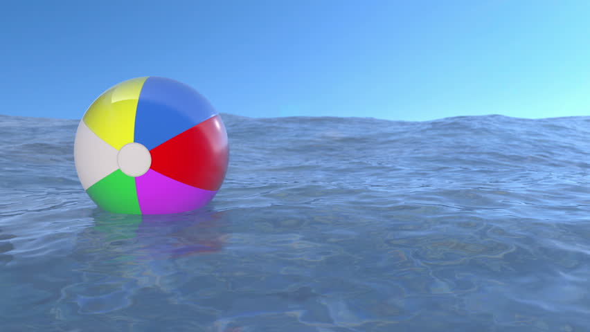 Floats Ball On Lake.Water Surface.sea Ocean. Gh2_03627 Stock Footage ...