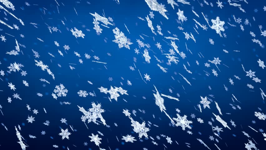 Snowflakes Falling From The Sky